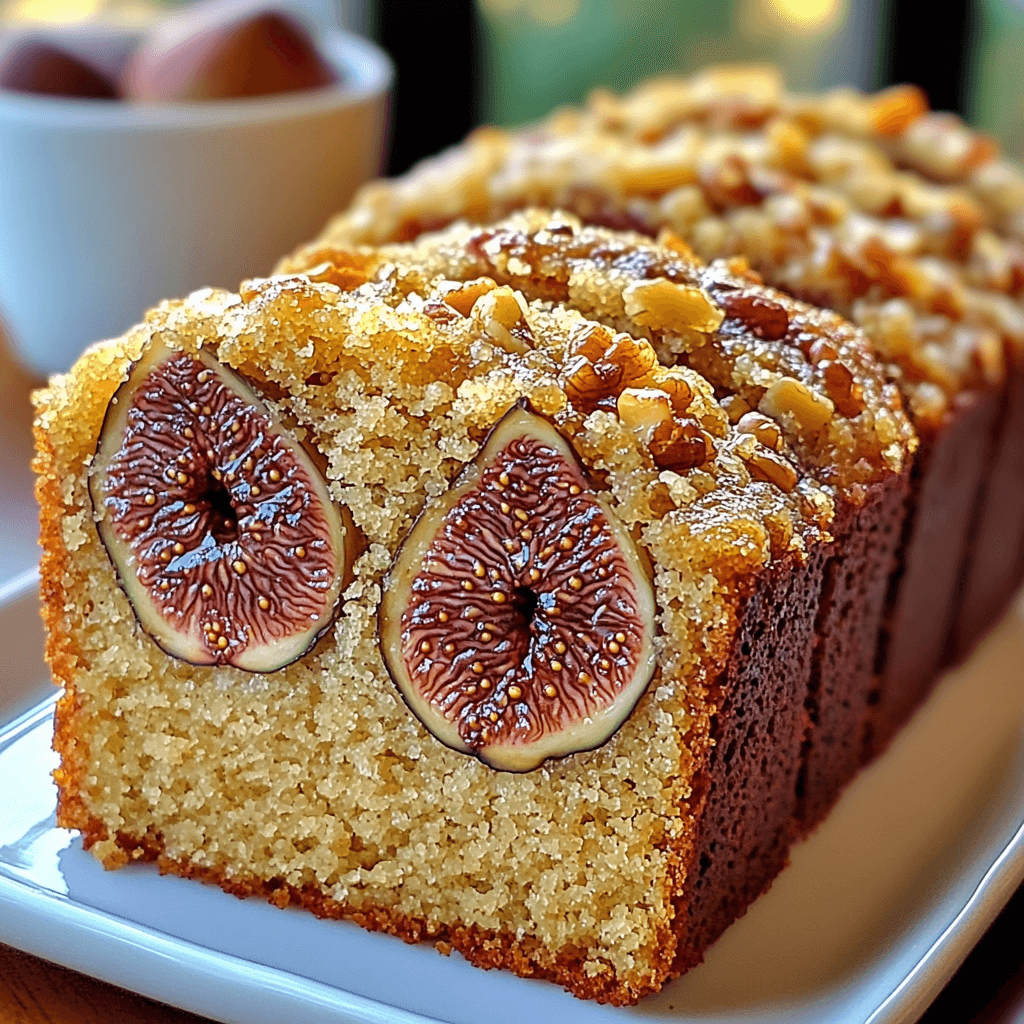 Deliciously Moist Fig Bread (Cake) - Cook Ease Now