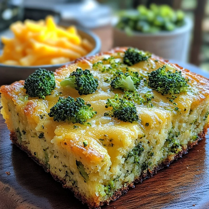 Easy Cheesy Broccoli Cornbread: A Cozy Recipe