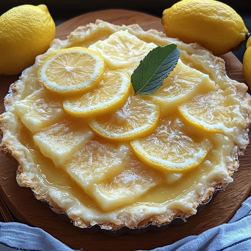 Easy Limonnik (Classic Russian Lemon Pie) Recipe
