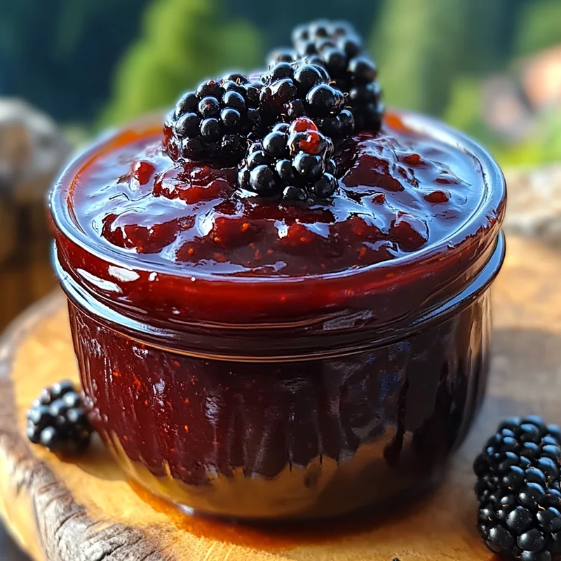 Sweet & Tangy Homemade Blackberry BBQ Sauce Recipe