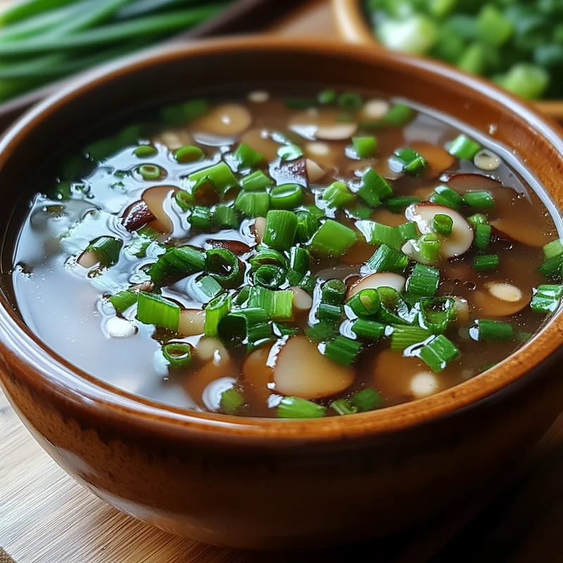 Japanese Steakhouse Clear Soup Recipe (Easy Homemade)