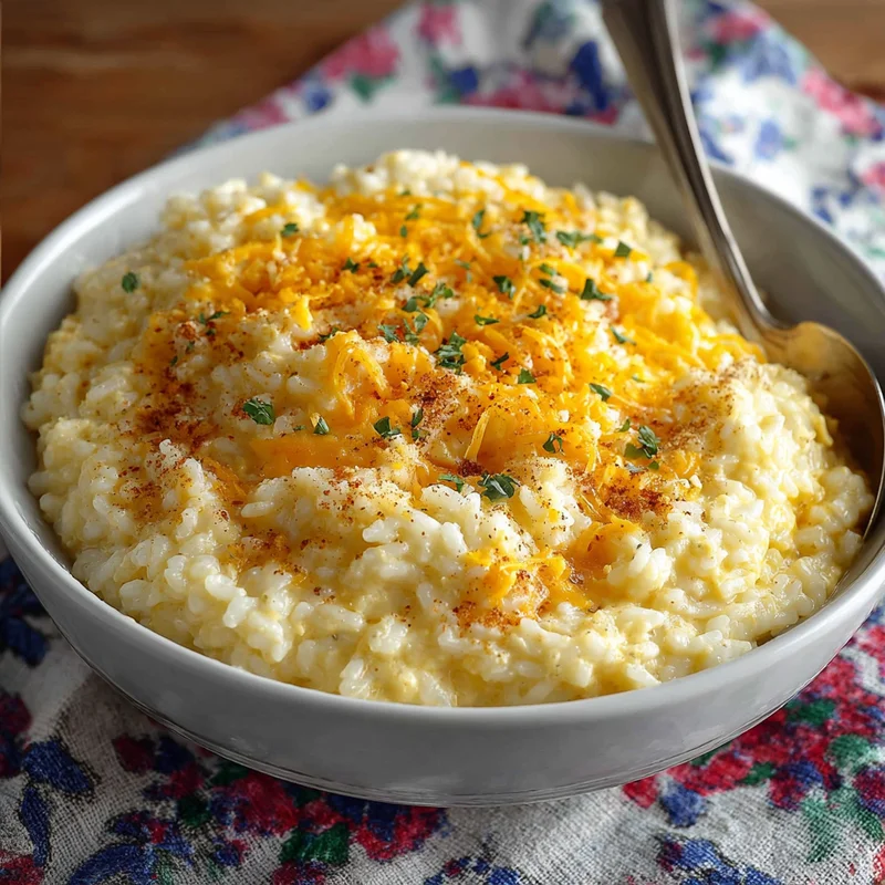 Creamy Cheesy Rice Recipe - Easy & Delicious Comfort Food!