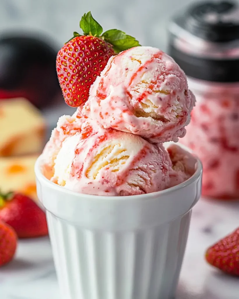 Ninja Creami Strawberry Cheesecake Ice Cream You'll Crave - Cook Ease Now