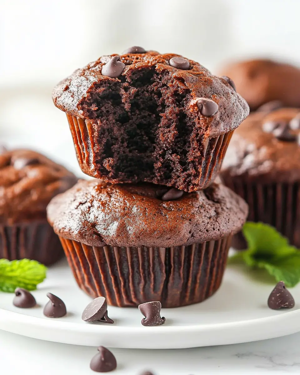 High Protein Double Chocolate Muffins You’ll Crave Daily - Cook Ease Now