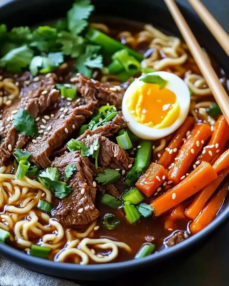 Slow Cooker Beef Ramen Noodles: Indulgent Comfort in a Bowl - Cook Ease Now