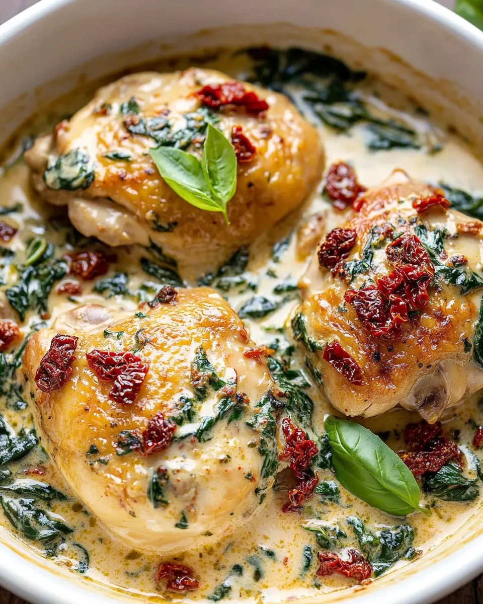 Crockpot Creamy Tuscan Chicken Thighs: Indulgent & Effortless! - Cook ...
