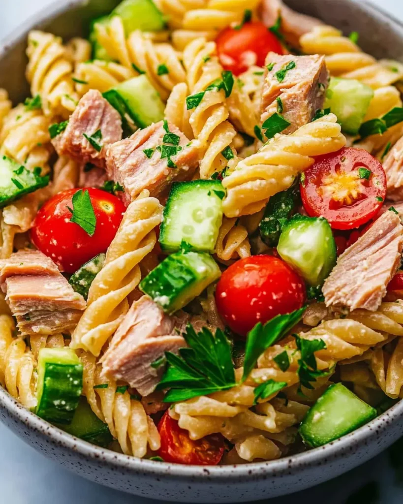 Healthy Tuna Pasta Salad: The Best Guilt-Free Delight! - Cook Ease Now